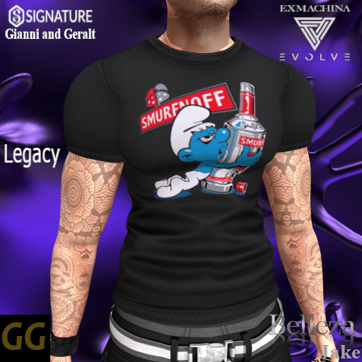 Second Life Marketplace Gg Smurfnoff T Shirt